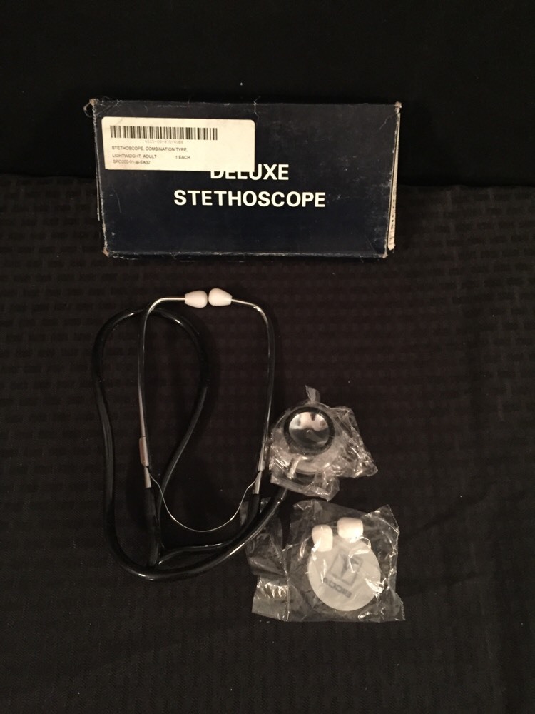 NEW SICOA Dual Head Lightweight Standard Stethoscope SA-1040A Black | eBay
