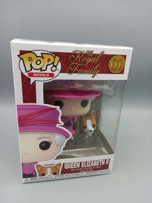 Funko Pop Queen Elizabeth with Corgi 01 Boxed | eBay UK