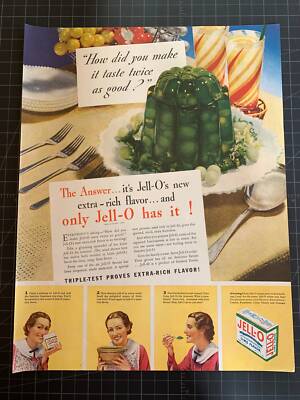 Vintage 1935 Jello Print Ad | eBay