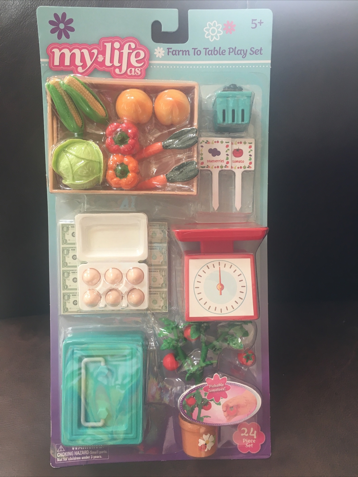 My Life as Accessories Farm to Table Garden 24 Piece Play Set for 18 ...