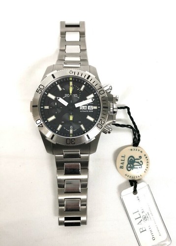 BALL watch chronograph engineer hydrocarbon submarine 300m waterproof ...