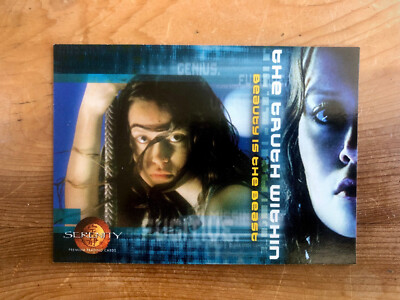 SERENITY Box Loader Card BL3 - 2005 Inkworks Trading Card / Joss Whedon ...