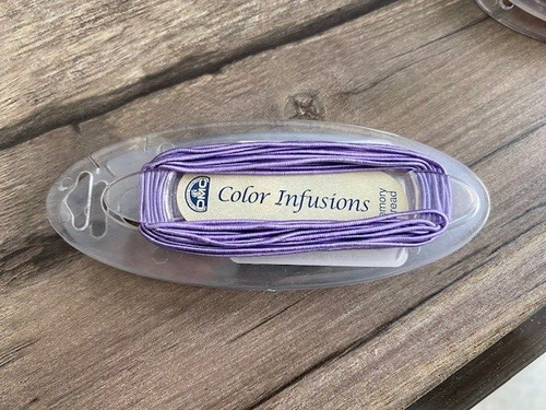 DMC COLOR INFUSIONS 'MEMORY THREAD'-(1) 3-YD SHUTTLE -'LILAC' NEW ...