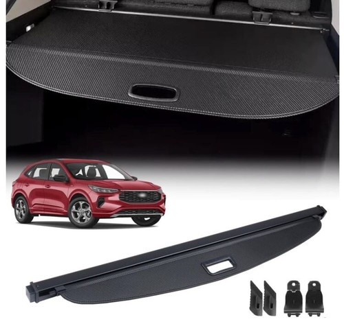 For 2020-2024 Ford Escape Black Rear Trunk Cargo Cover Retractable ...