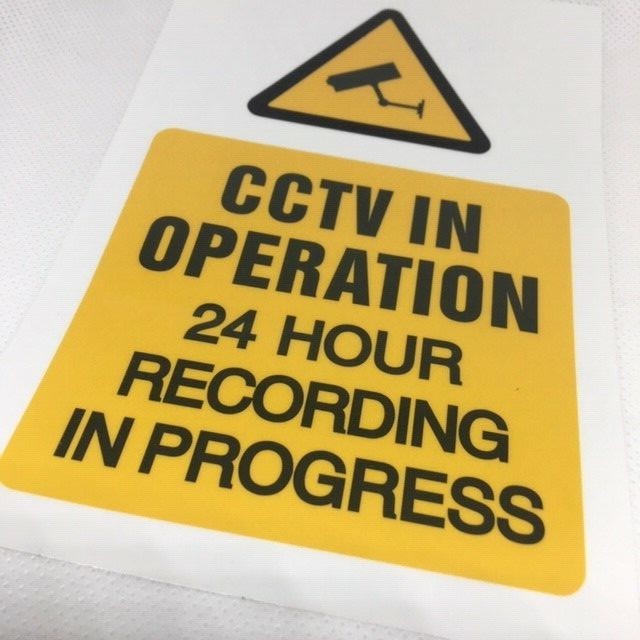 CCTV OPERATION 24 HOUR RECORDING IN PROGRESS Sign Sticker Free P&P A5 ...