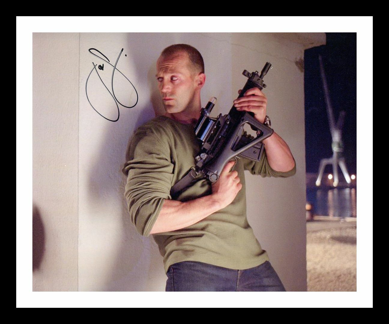 Jason Statham - The Transporter Autographed Signed & Framed Photo 1 | eBay