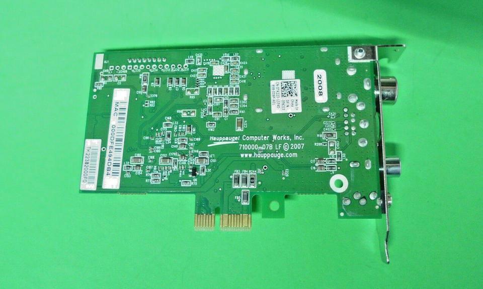 NEW Dell Hauppage WINTV-HVR-1200 DVB-T Multi-PAL TV TUNER PCI-e CARD ...