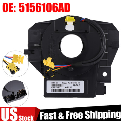 Steering Wheel Clock Spring with Angle Sensor for Jeep Chrysler Dodge ...