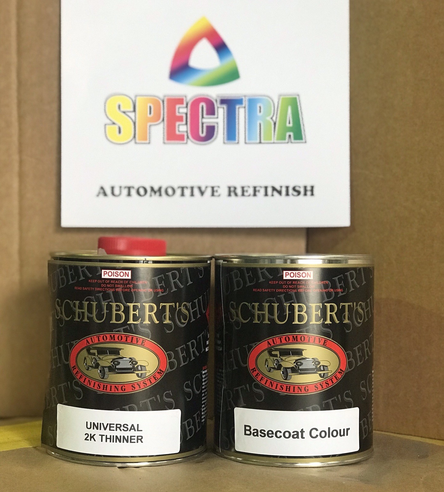 Schuberts Ford Colour Codes 1LT Basecoat & 1LT Reducer. Automotive ...
