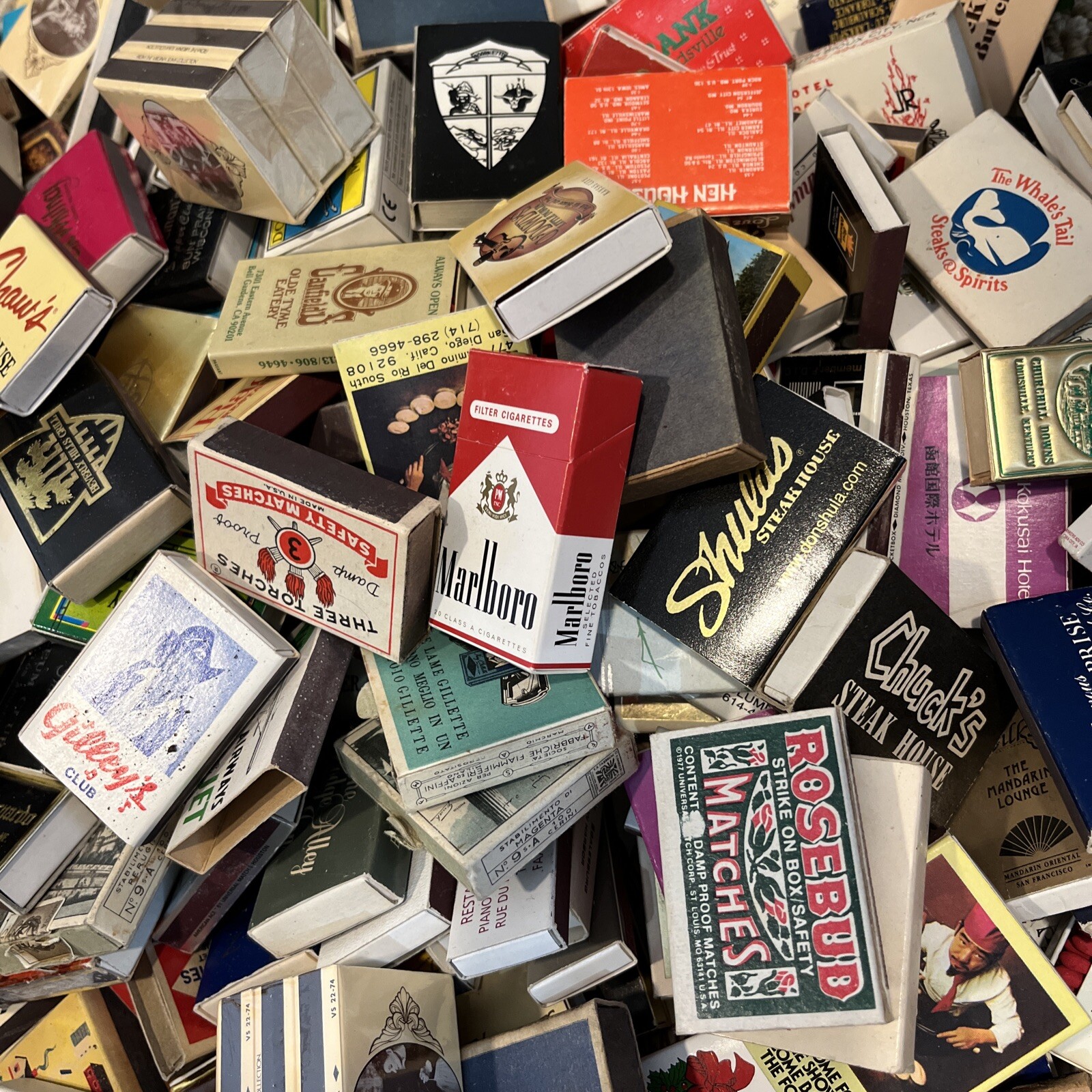 Vintage Lot Of New Estate 30 Match Box Matches Unstruck & All ...