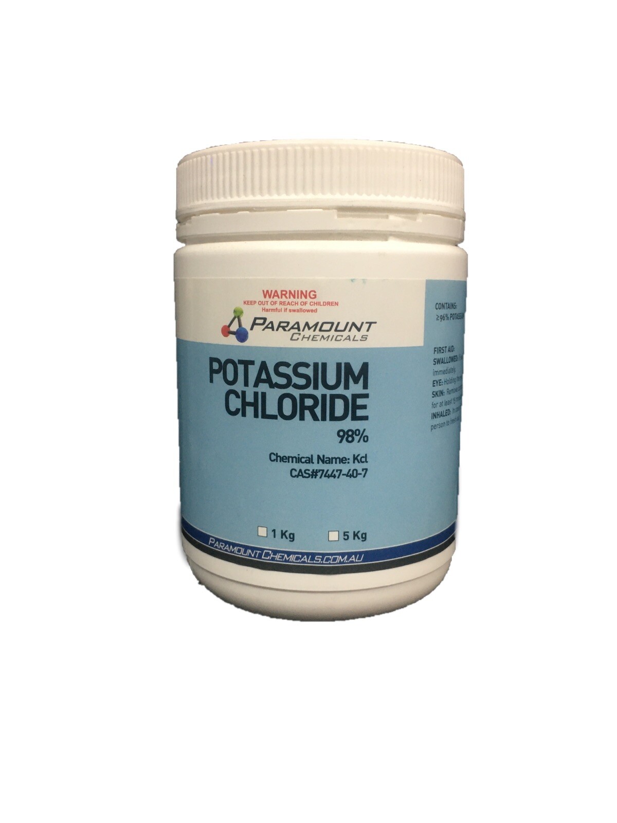 1 Kg Potassium Chloride Pure (KCL )Food Grade Salt Sub Supplement FREE ...