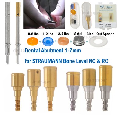Overdenture Attachment Dental fit STRAUMANN Core Tool and Abutment 4,5 ...