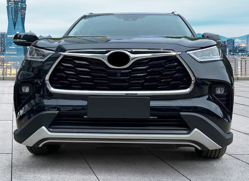 Front Bumper Diffuser Spoiler Board For Toyota Highlander 2020-2023 ...