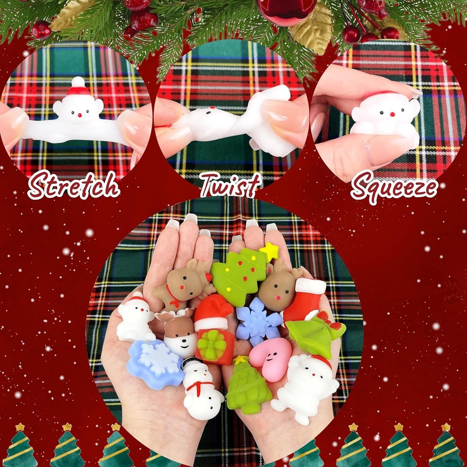 Christmas Squishies Mochi Squishy Toys, 30 PCS Toys for Kids... | eBay