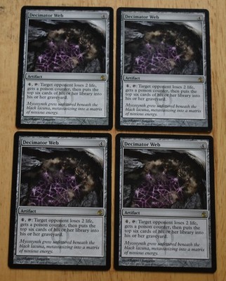 MTG 4x Rare Artifact DECIMATOR WEB (1) | eBay