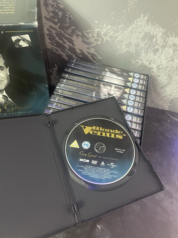 Cary Grant Movie Collection DVDs 21 classic movies 18 discs DVD Boxset ...