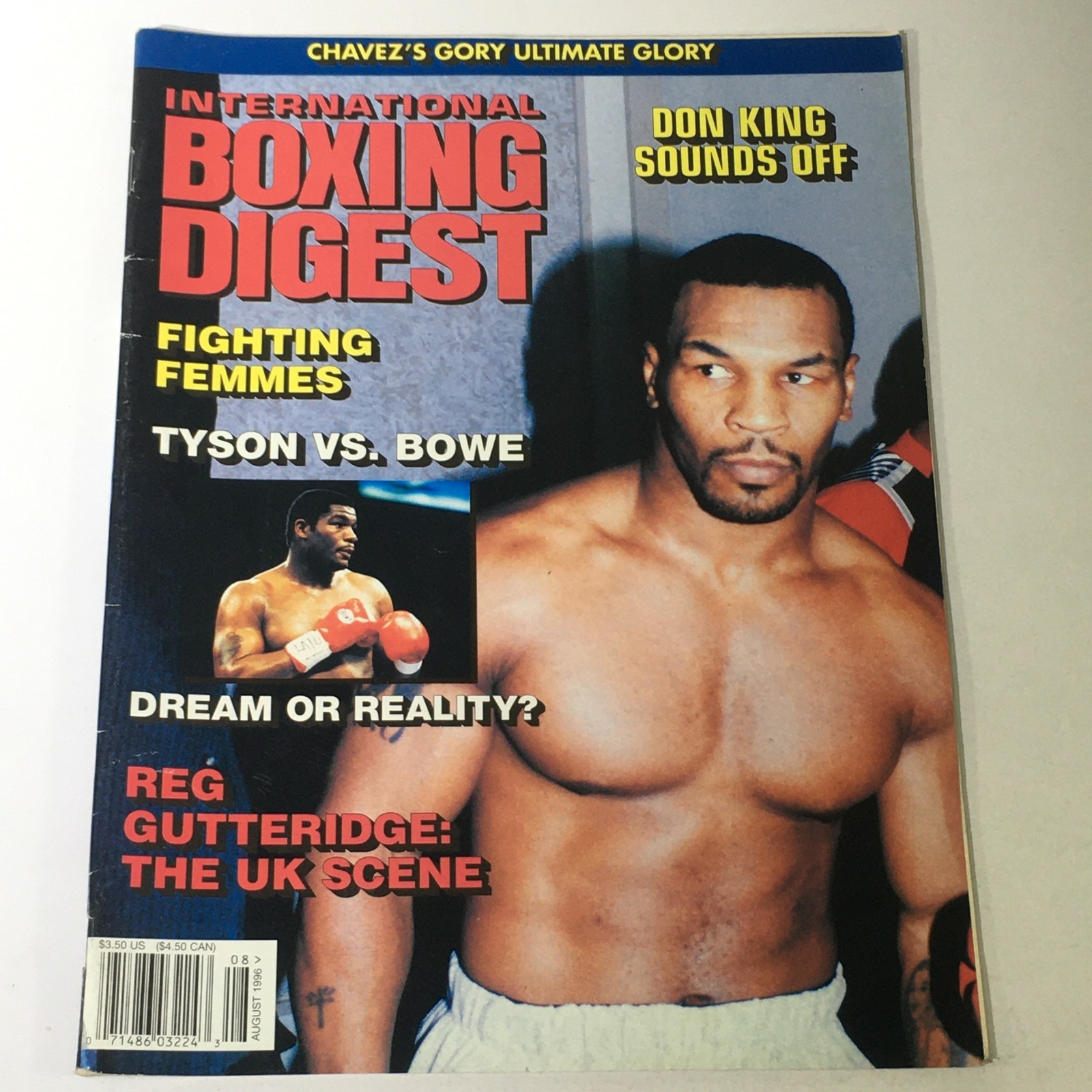 International Boxing Digest August 1996 - Mike Tyson vs Riddick Bowe ...