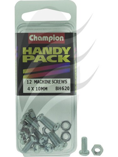 Champion Blister Handy Pack Mach Screws (BH620) | eBay