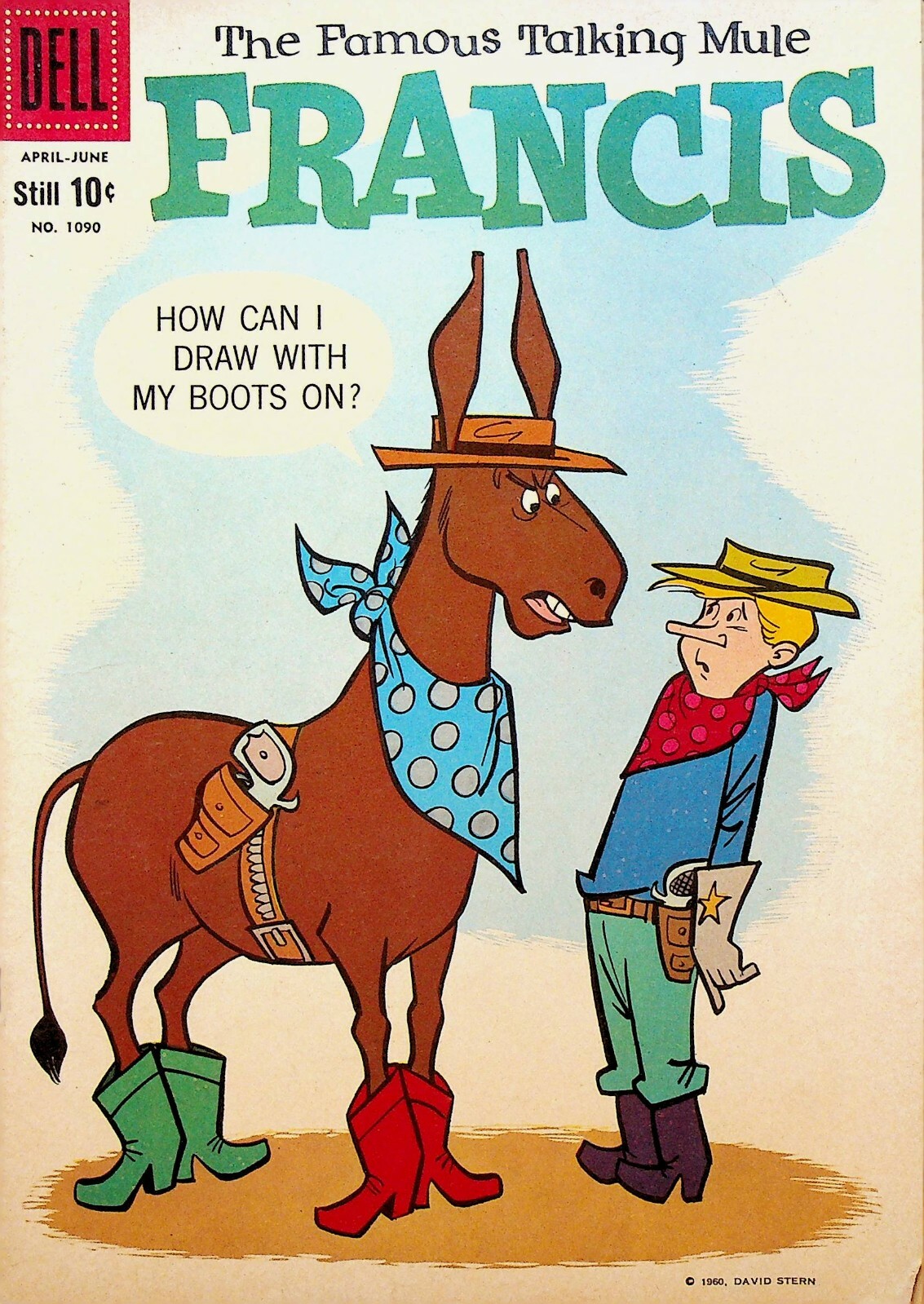 Francis the Talking Mule Dell Comics Four Color 1090 1960 | eBay