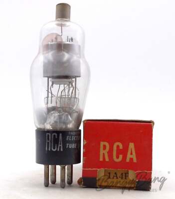 Vintage RCA 1A4P/CV754 Super Control RF Amplifier Pentode Audio Vacuum Tube Valv | eBay