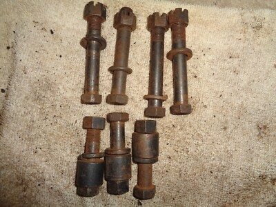 Spindle Knuckle to Brake Back Plate Bolt Set, Orig. w/spacers. 53-62 ...