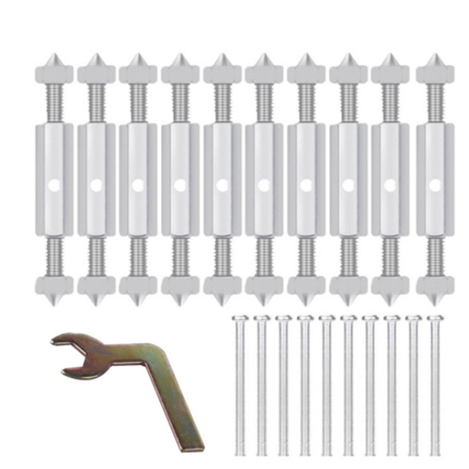 10Pcs Repair Kits Tools Switch Socket Cassette Screws Support Rod Wall ...