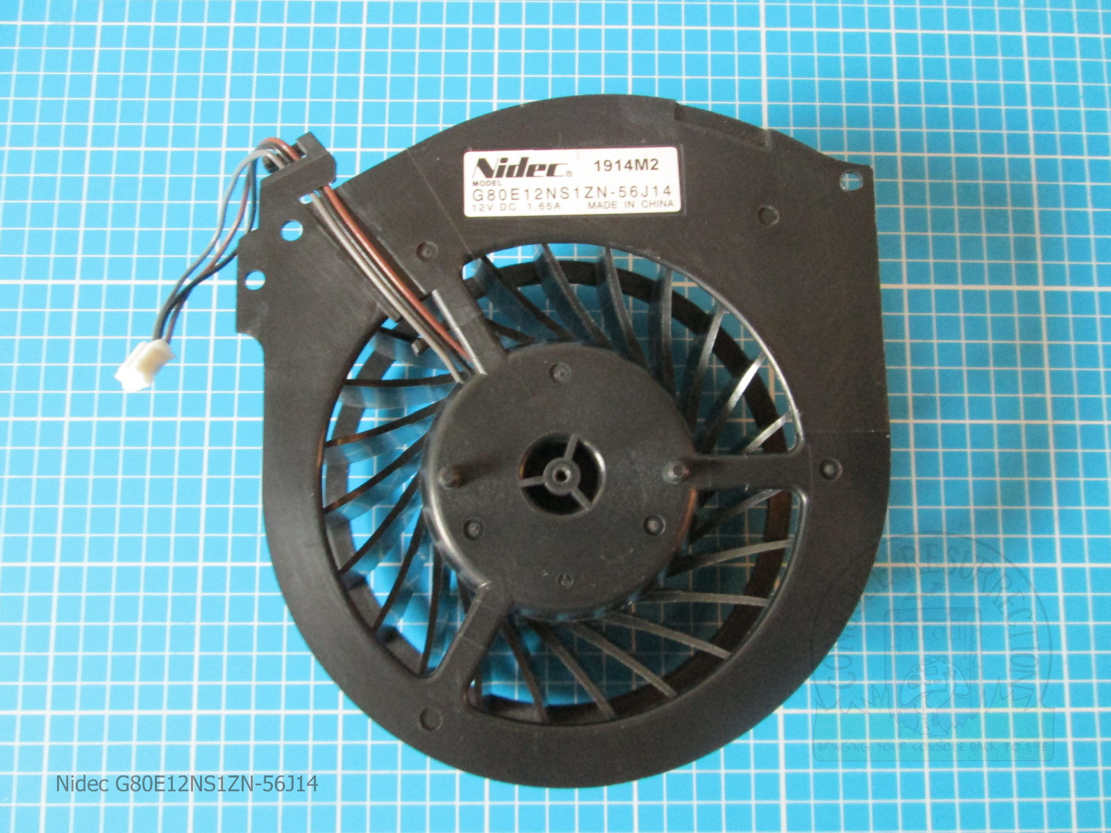 Sony PS3 Slim - 23 Blade Cooling Fan Nidec G80E12NS1ZN-56J14 - CECH-30 ...