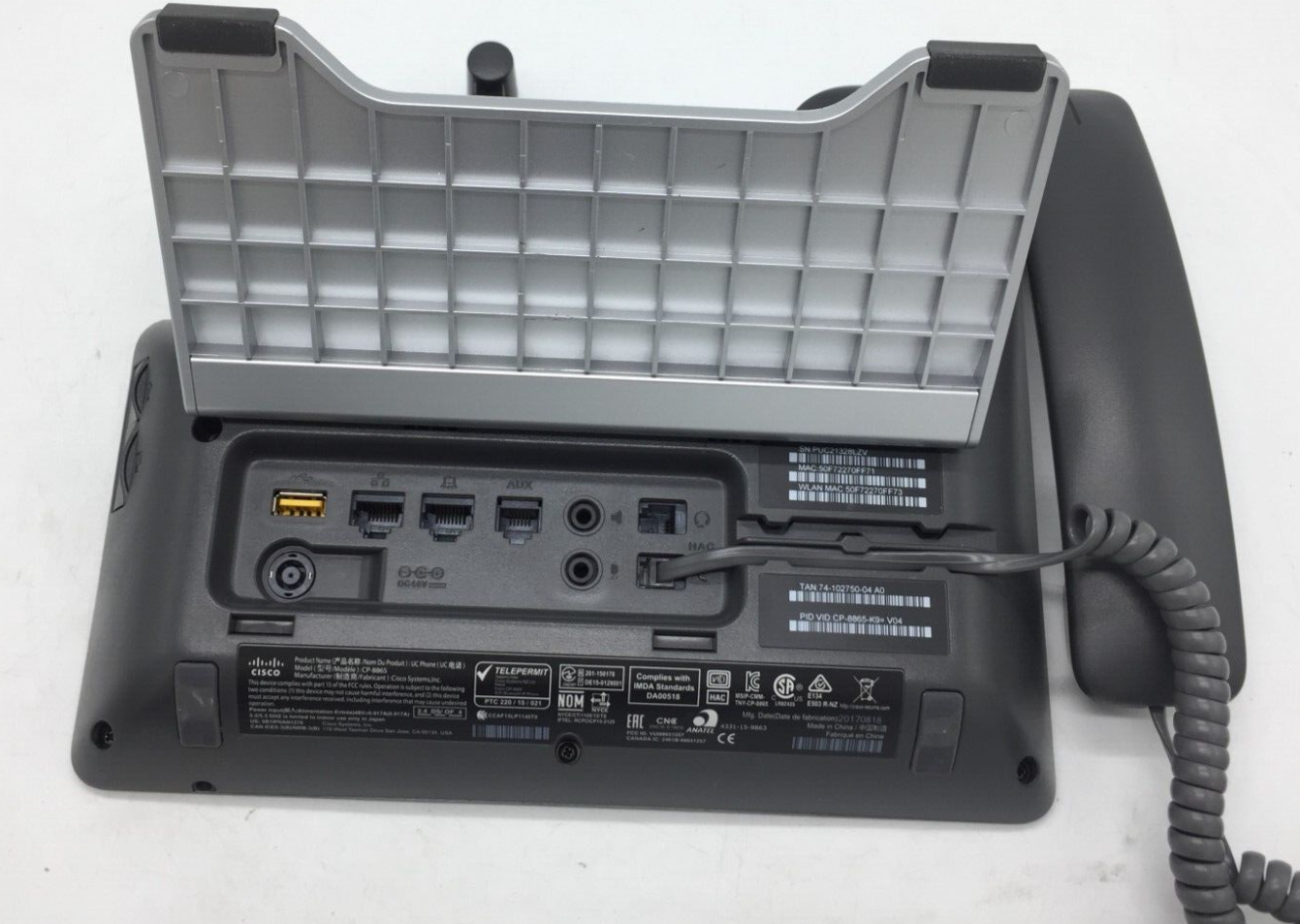 CISCO 8865 IP Phone CP-8865 base handset business phone 696570893861 | eBay