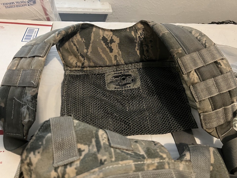Air Force H-GEAR HARNESS Rig Chest Vest Tiger RIG MOLLE M/L | eBay