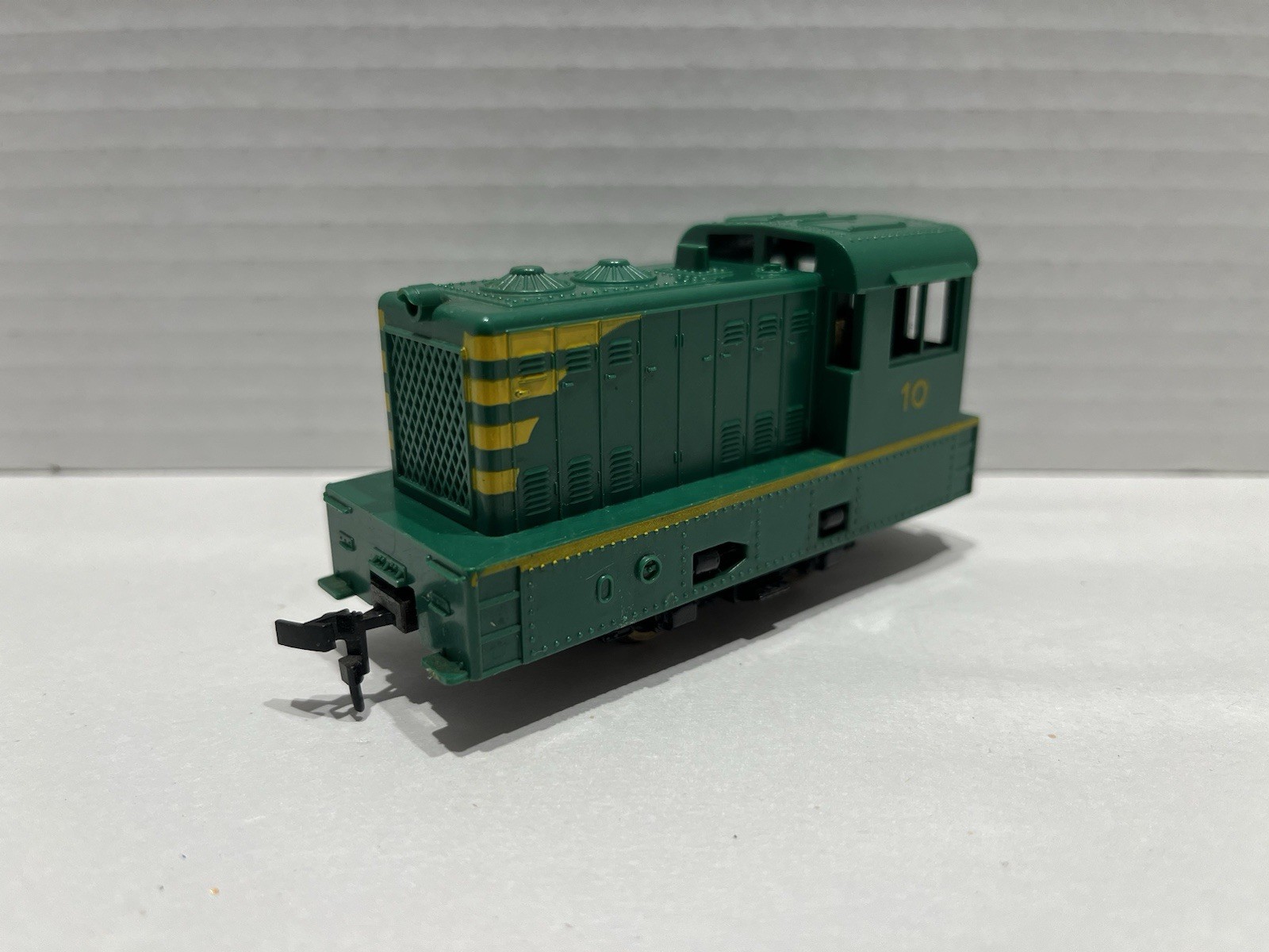 Marx Ho Scale Green Diesel Locomotive Switcher No. 10 In Running ...