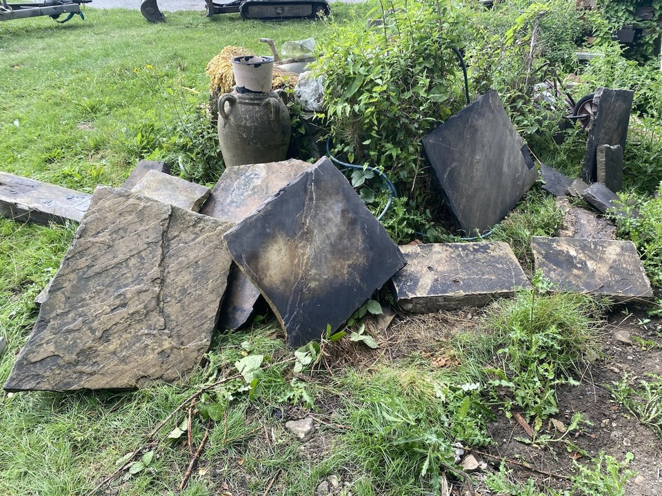 Yorkshire Stone Flags /building Stone /wall Toppers | eBay UK