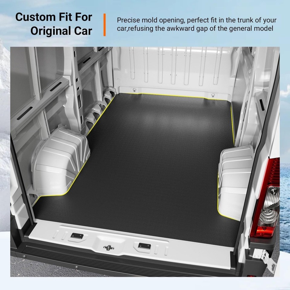 For 2014-2025 Dodge Ram ProMaster Cargo Mat Trunk Mat Long Series Cargo ...
