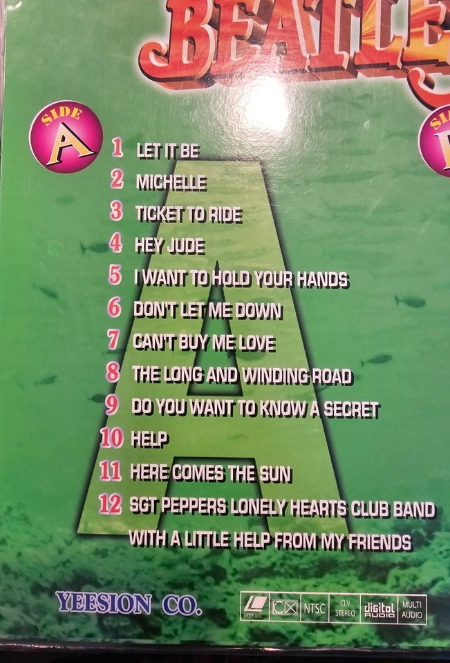The Best Song Of Beatles Top Hit '71-'90 Laserdisc (Very Rare Import ...