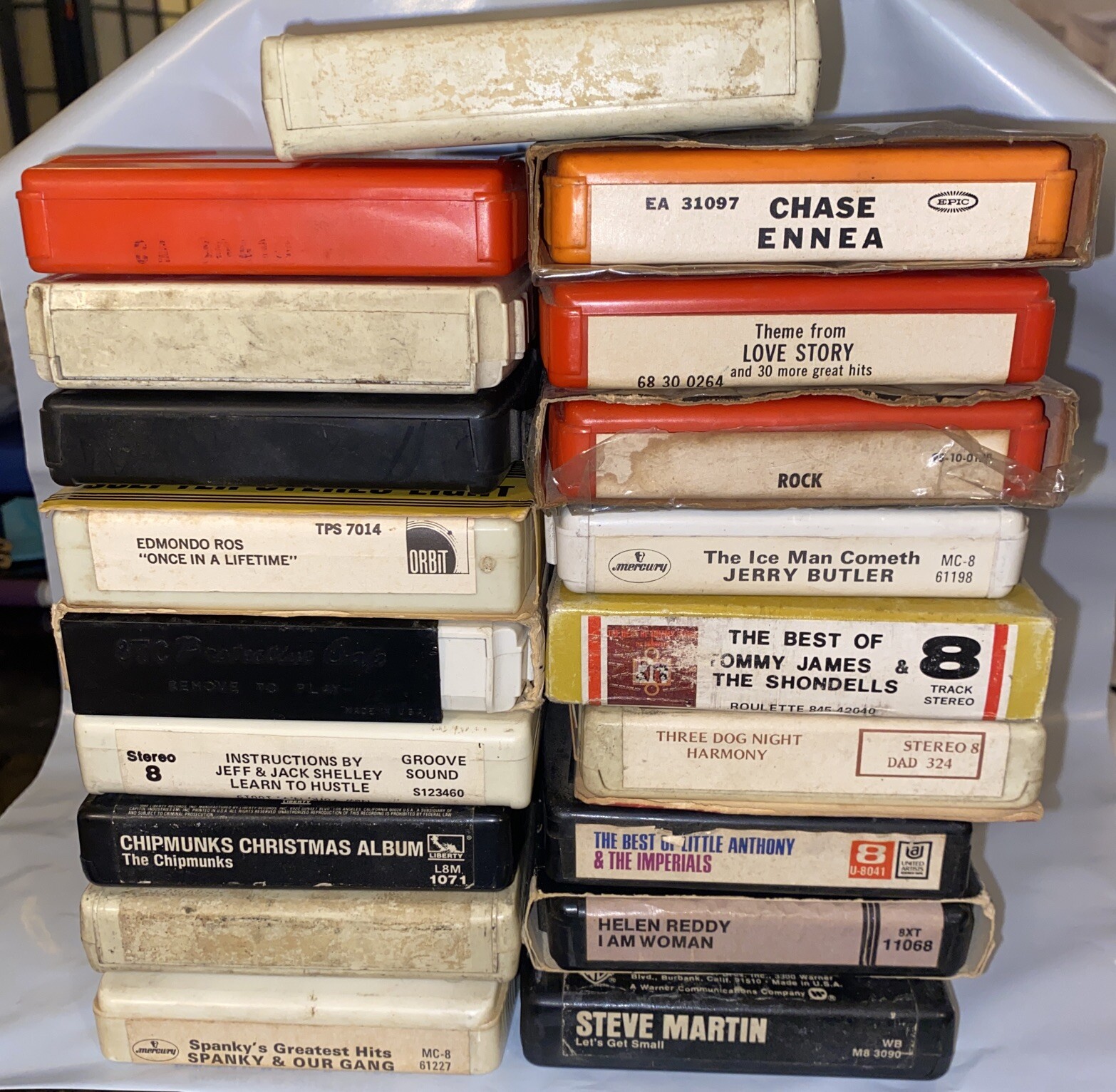 Lot Of 19 Vintage 8 Track Tape Cartridges Untested | eBay