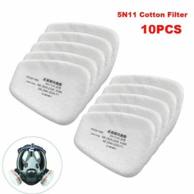 10pcs/set 5N11 Cotton Filter Replacement Filters For 6200 6800 7502 ...