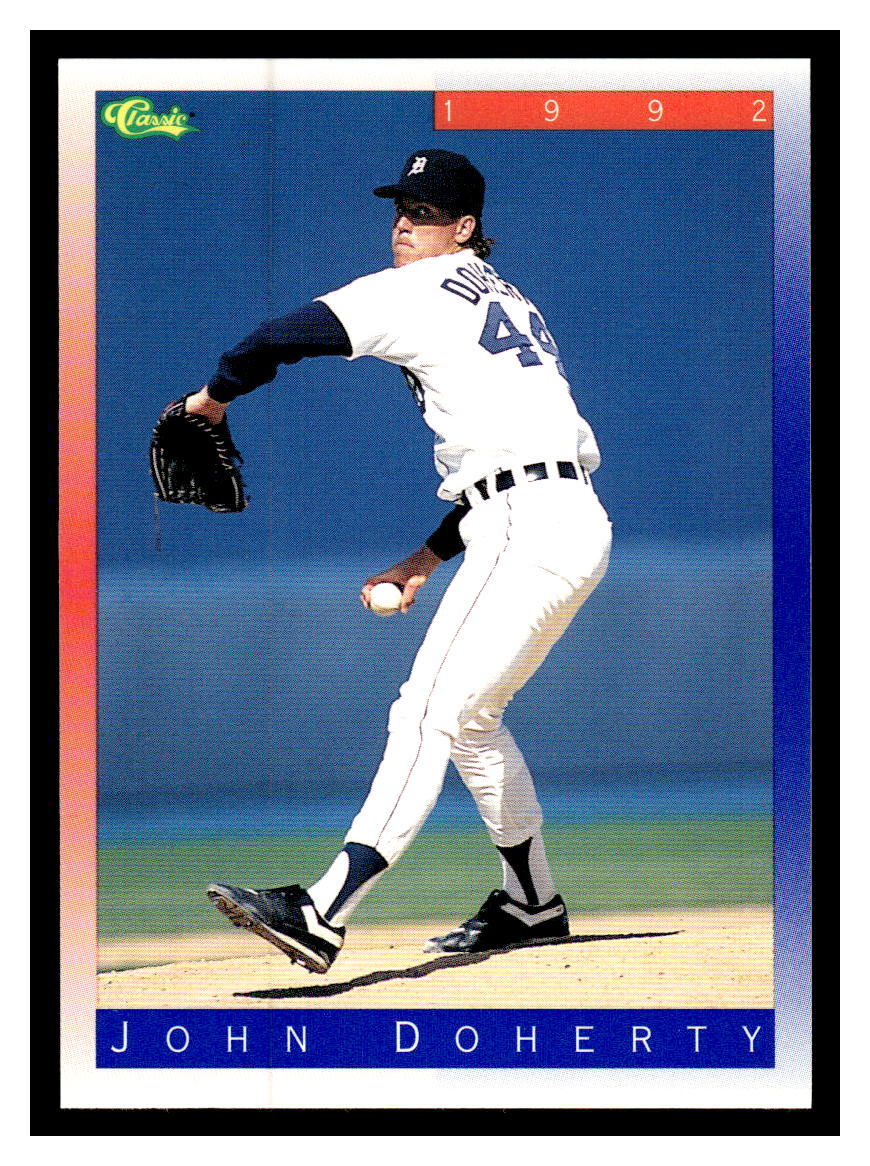 1992 Classic II #T99 John Doherty - Detroit Tigers | eBay