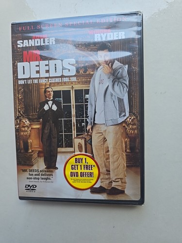 Mr. Deeds DVD Special Edition Full Screen Brand New & Sealed Adam ...