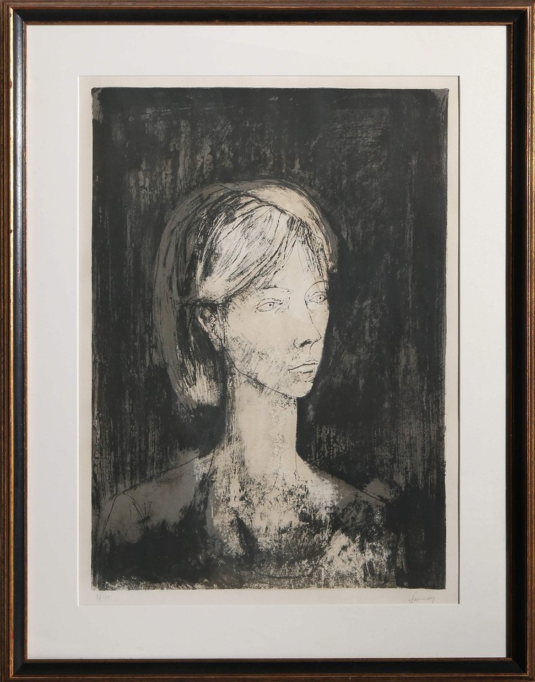 Jean Jansem, Francoise, Lithograph, signed and numbered in pencil ...