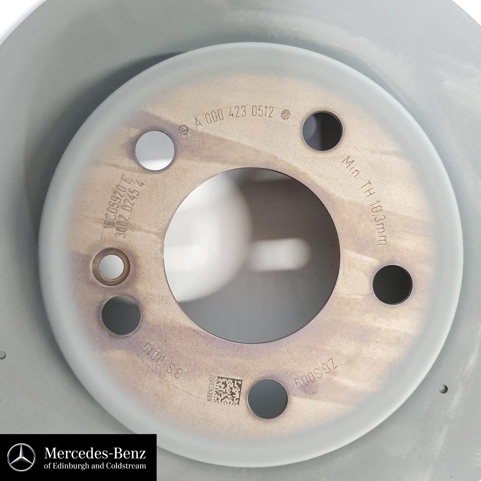 Mercedes-Benz C W205 Rear Wheel Brake Disc A0004230512 Genuine for sale ...