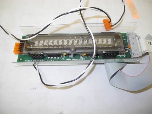 IEE-FLIP 03700-04-016 ALPHANUMERIC FLUORESCENT DISPLAY W/ CONNECTION ...