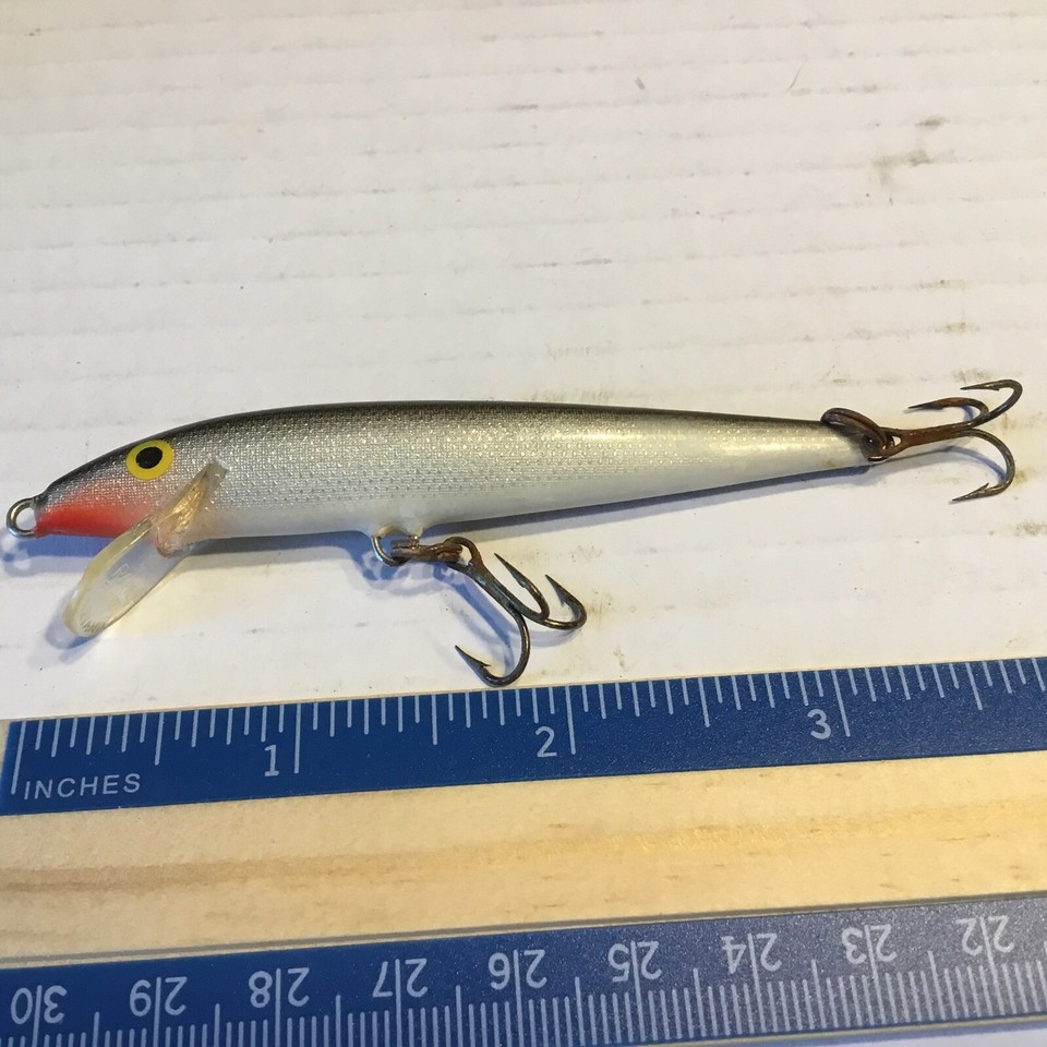 Rapala Floating Crank Bait Fishing Lure Silver Minnow Ireland. | eBay