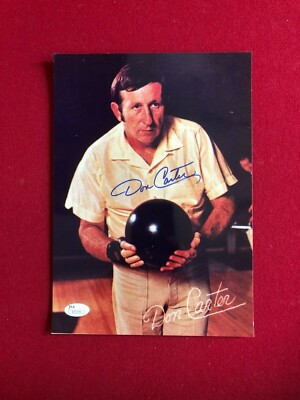 Don Carter (Deceased), "Autographed" (JSA) 8 x 11 Photo (Scarce ...