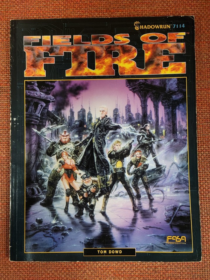 Vintage Shadowrun RPG Book Lot Catalyst FASA 8 Books 1st & 2nd edition ...