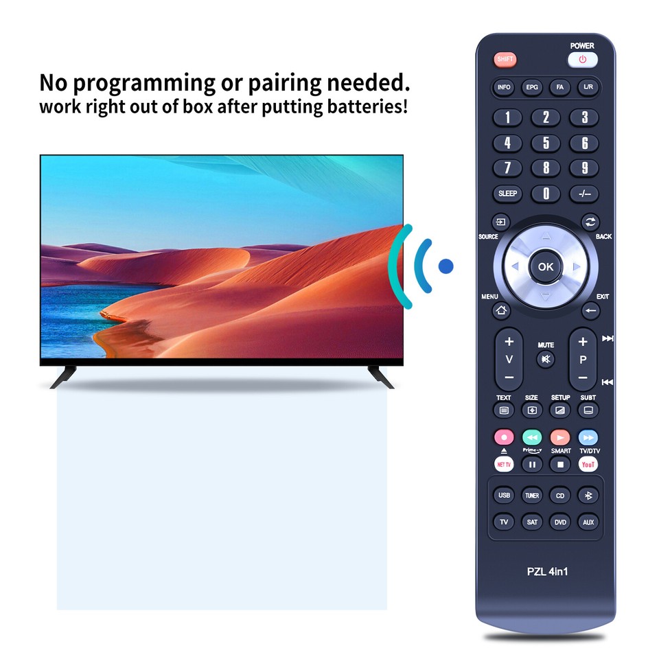 New RAX100 WF68870 US For Yamaha Stereo Receiver Replace Remote Control ...