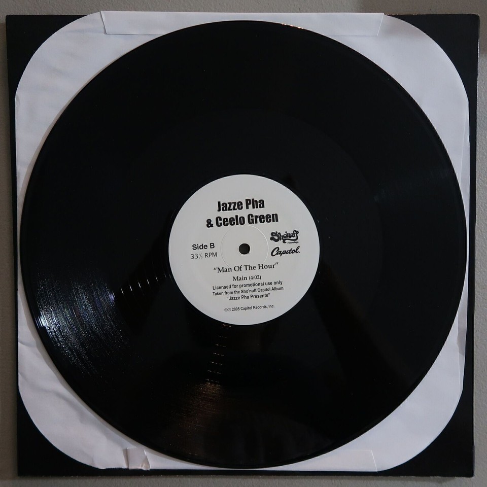 JAZZE PHA & CEELO GREEN HAPPY HOUR / MAN OF THE HOUR 12" VINYL PROMO ...