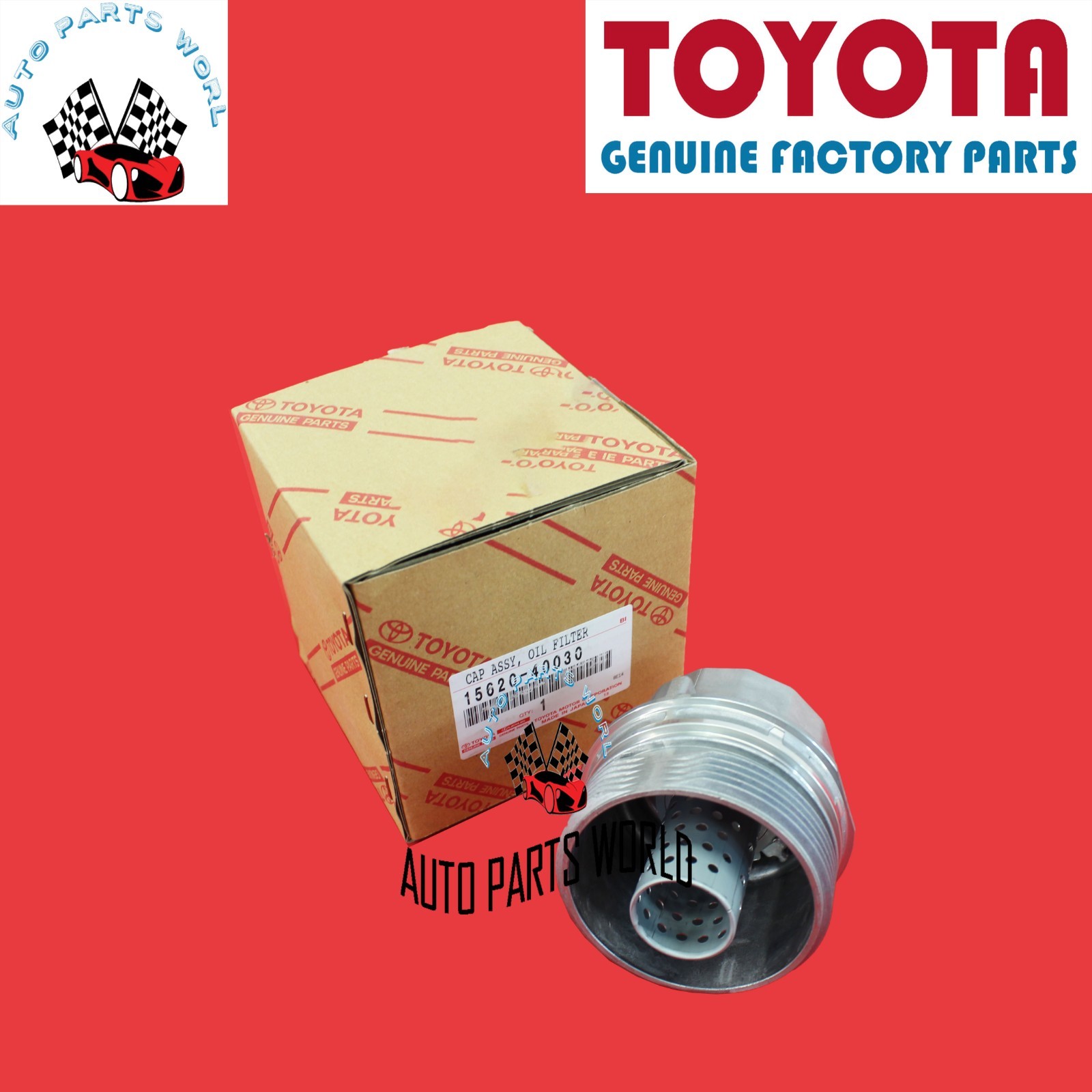 GENUINE TOYOTA 12-15 SCION IQ 1.3L OIL FILTER HOUSING CAP HOLDER 15620 ...