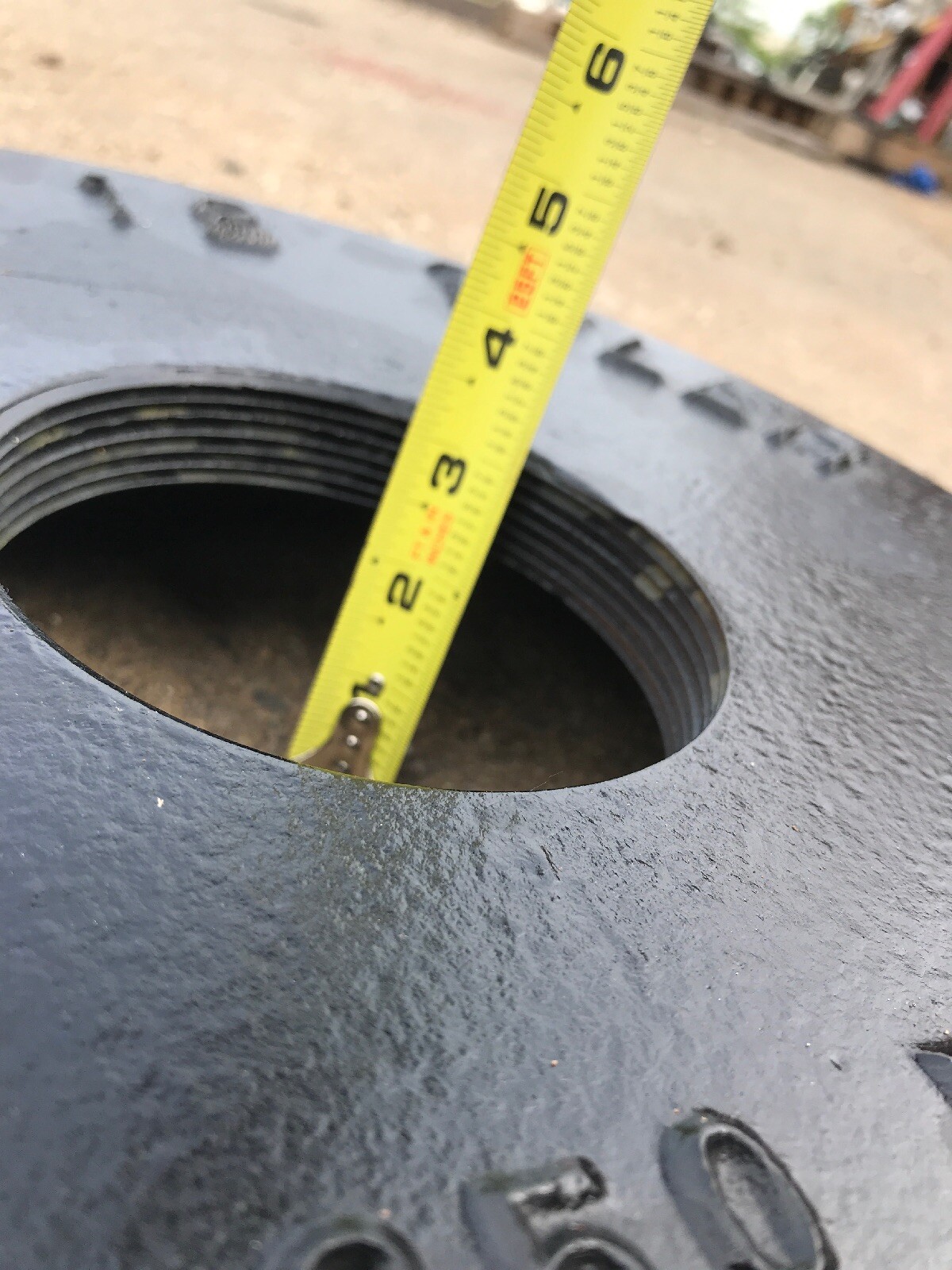 TYLER UNION 12” X 4” MECHANICAL JOINT MJ CAP 4” FNPT TAP 350 DI Made In ...