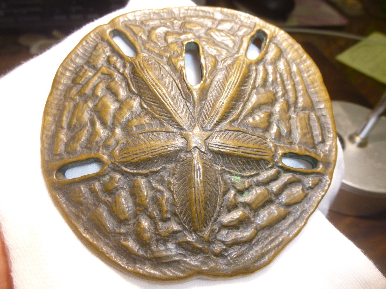 Vintage Large Heavy James Avery Solid Bronze Sand Dol… - Gem