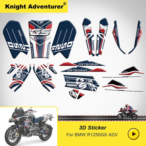 3D GEL Fairing Decal Sticker Graphics For BMW R1250GS ADV -2019-2023 GS ...