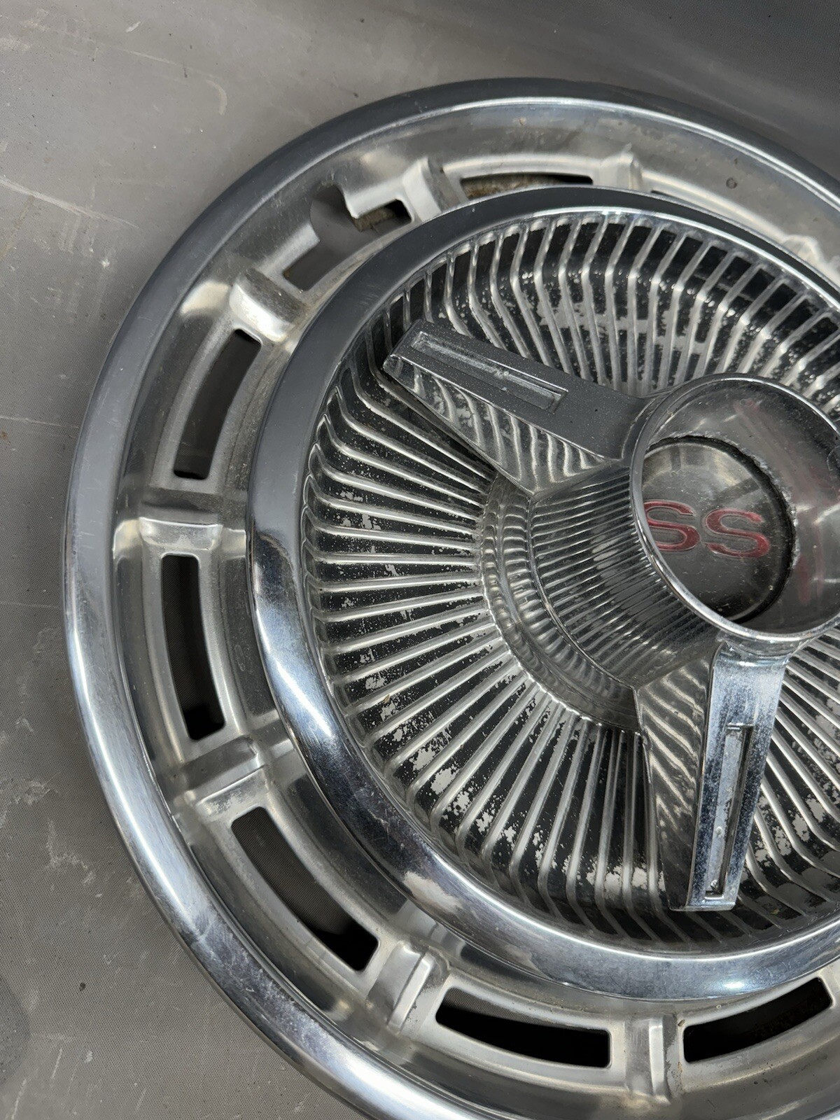 1965 1966 Chevy Impala SS Hubcaps 14" Wheel Covers Hub Caps Super Sport ...
